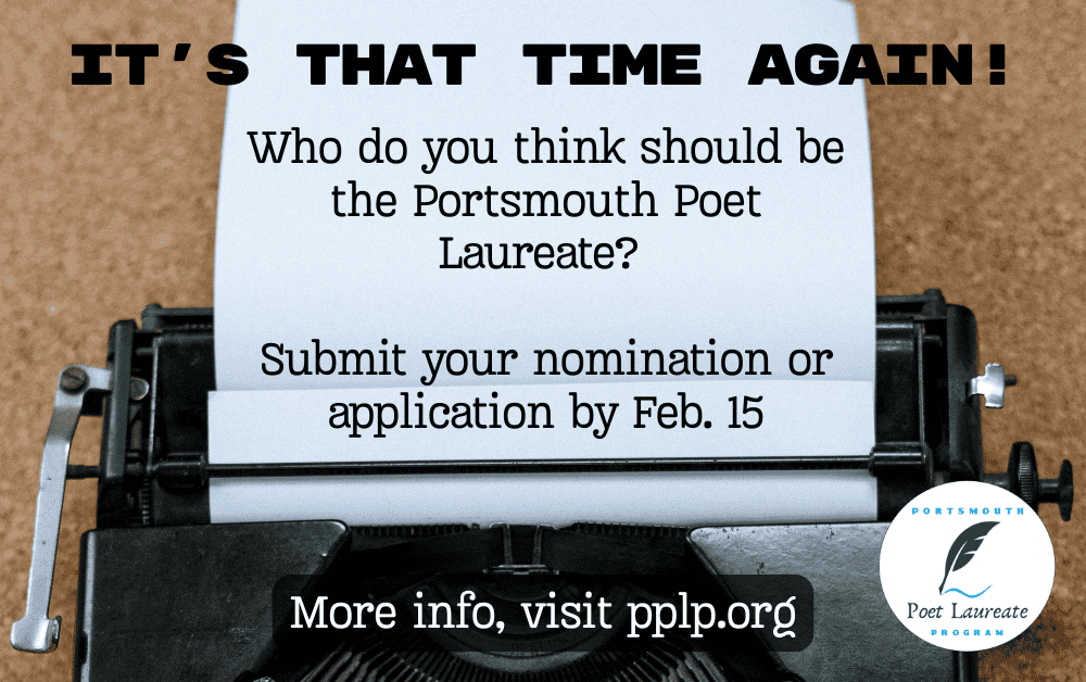 Nominate our next Poet Laureate! - Portsmouth Poet Laureate Program
